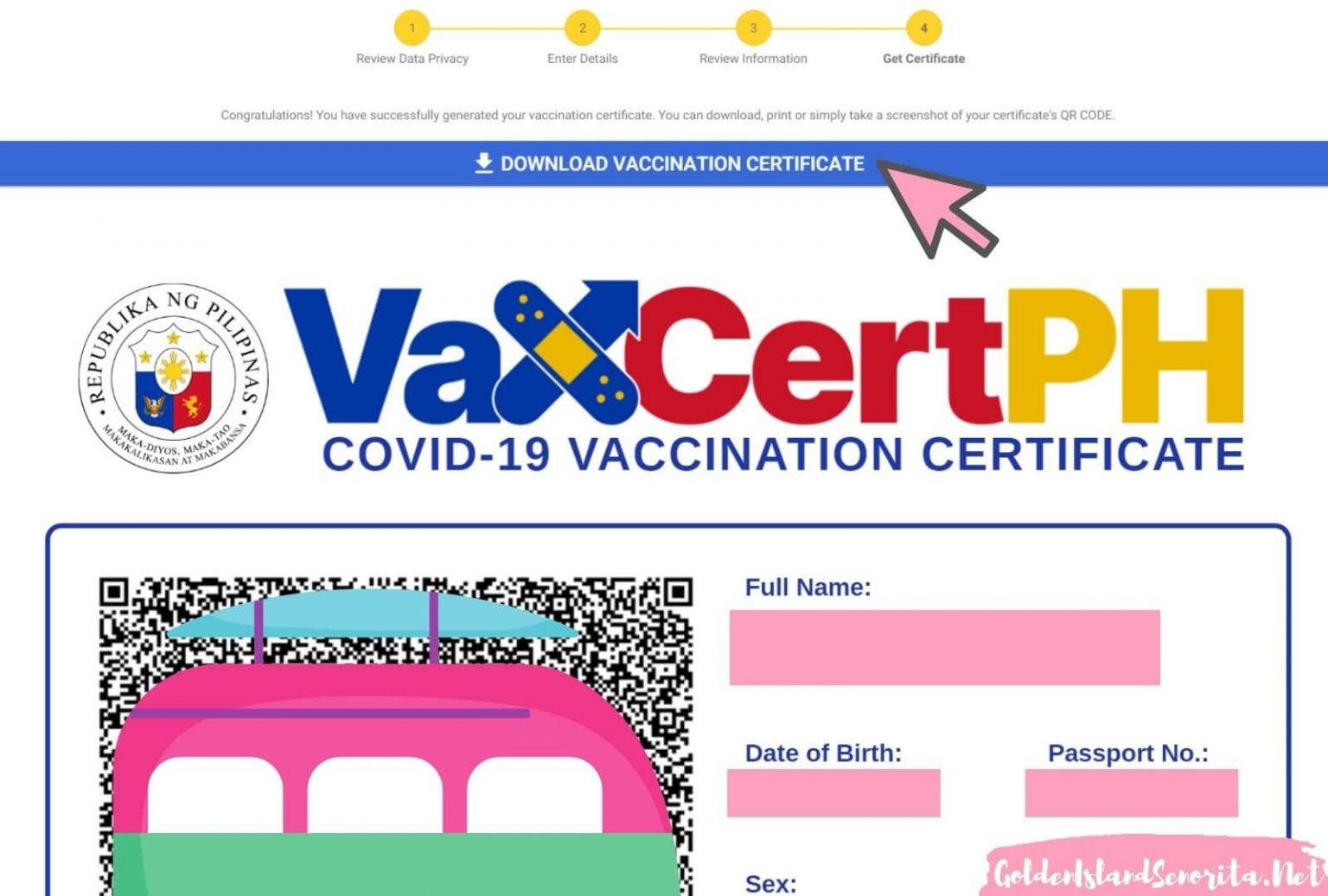 How To Get VaxCertPH Online (Digital Vaccine Certificate Step-by-Step ...
